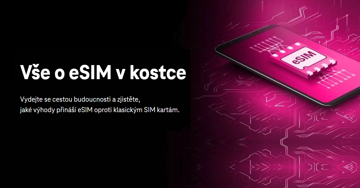 Vše o eSIM v kostce od T-Mobile.